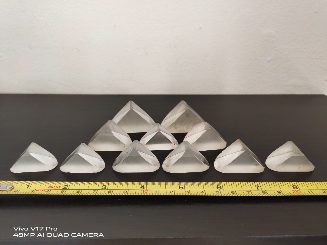 Vtg Triangular Prisms, Hobbies & Toys, Memorabilia & Collectibles ...