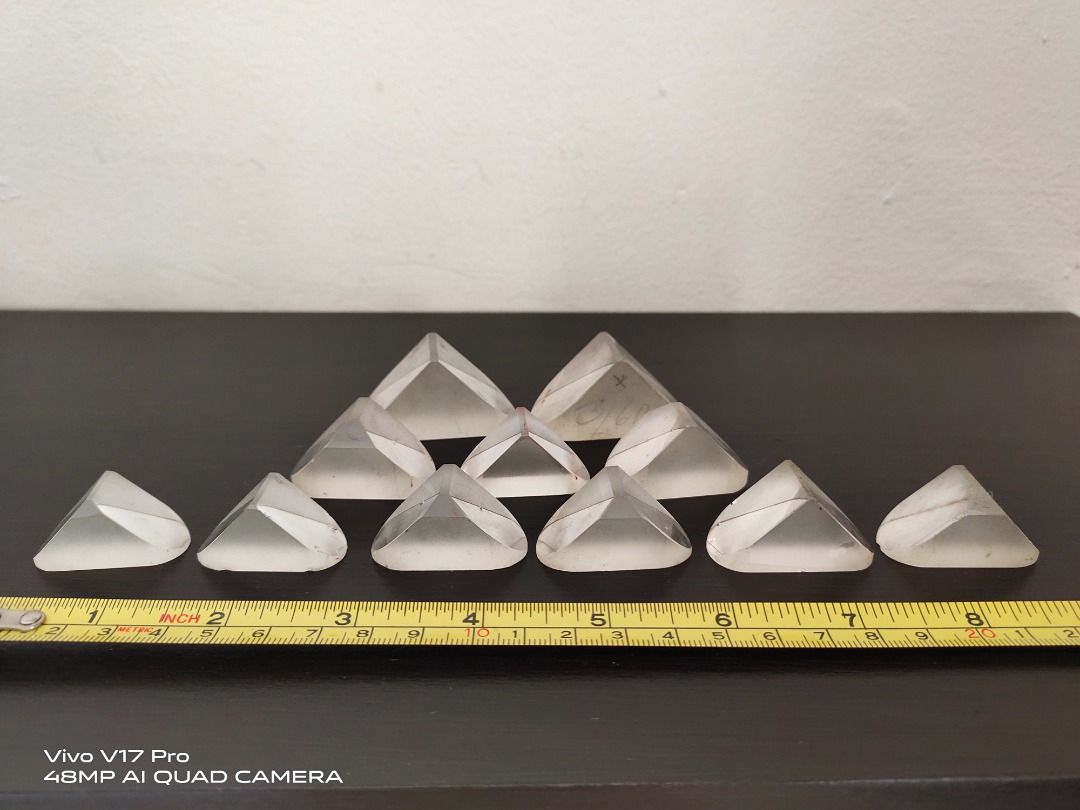 Vtg Triangular Prisms, Hobbies & Toys, Memorabilia & Collectibles ...