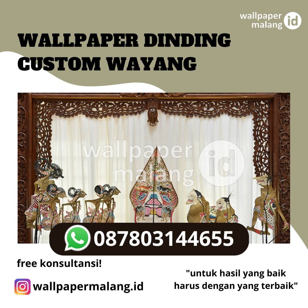WALLPAPER DINDING CUSTOM WAYANG, Perabotan Rumah di Carousell