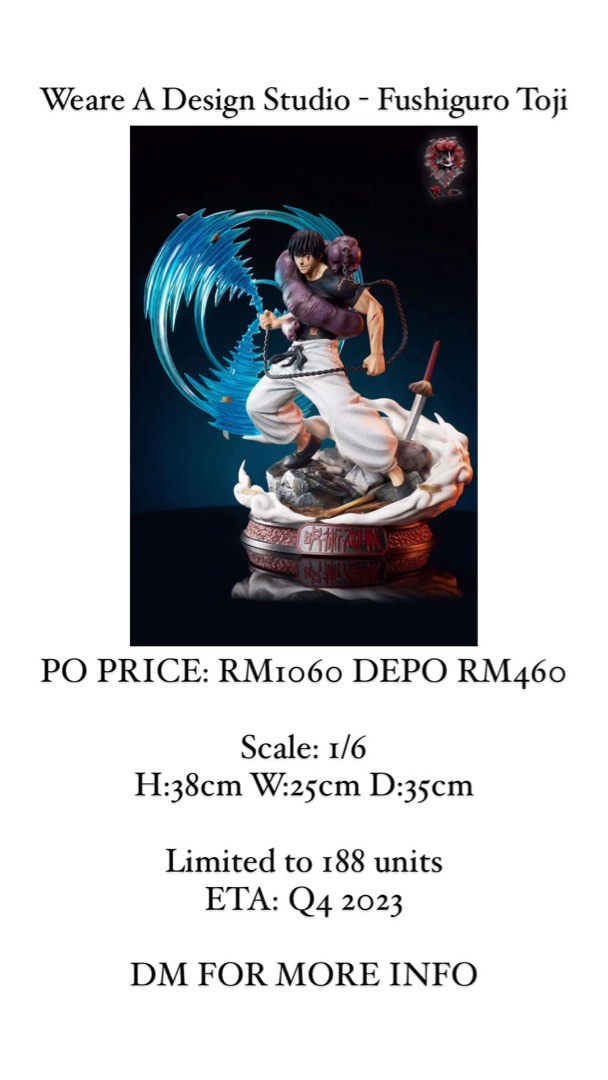 Weare A Design Studio - Fushiguro Toji, Hobbies & Toys, Toys & Games on ...