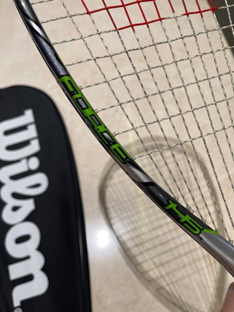 Wilson squash racket, Sports Equipment, Sports & Games, Racket & Ball ...