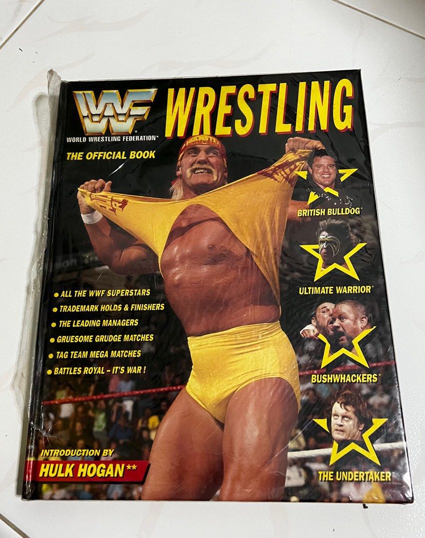 WWF- The official book ( year 1992 ) collectable copy, Hobbies & Toys ...