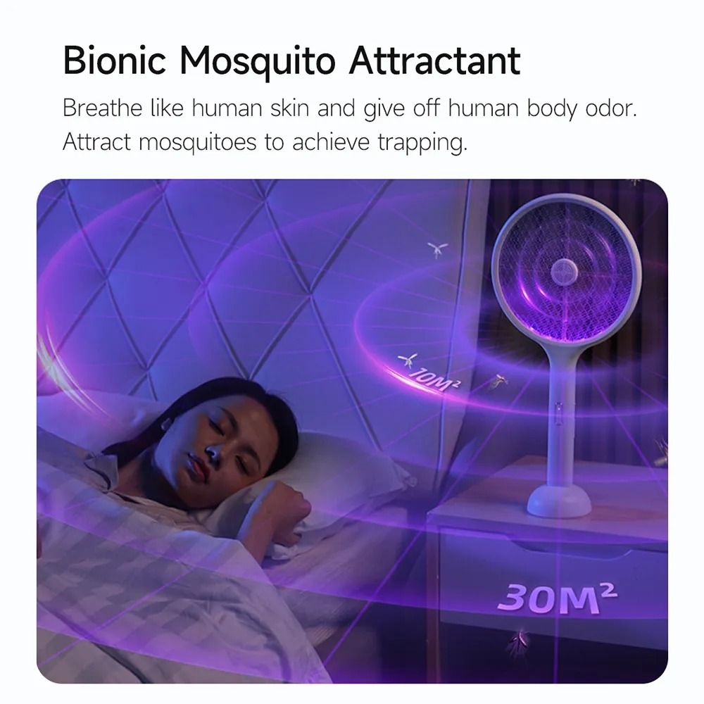 Xiaomi Qualitell E2 Electric Mosquito Killer Swatter Trap Rechargeable ...