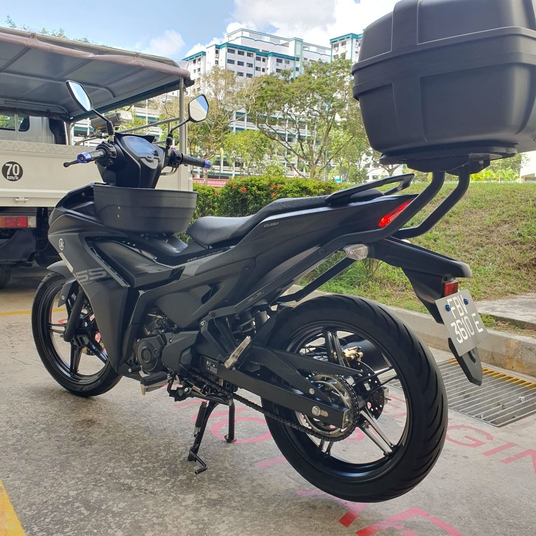YAMAHA T155 SNIPER V3 USED Y16ZR YSUKU MATTE BLACK CUB ROAD MOTOR ...