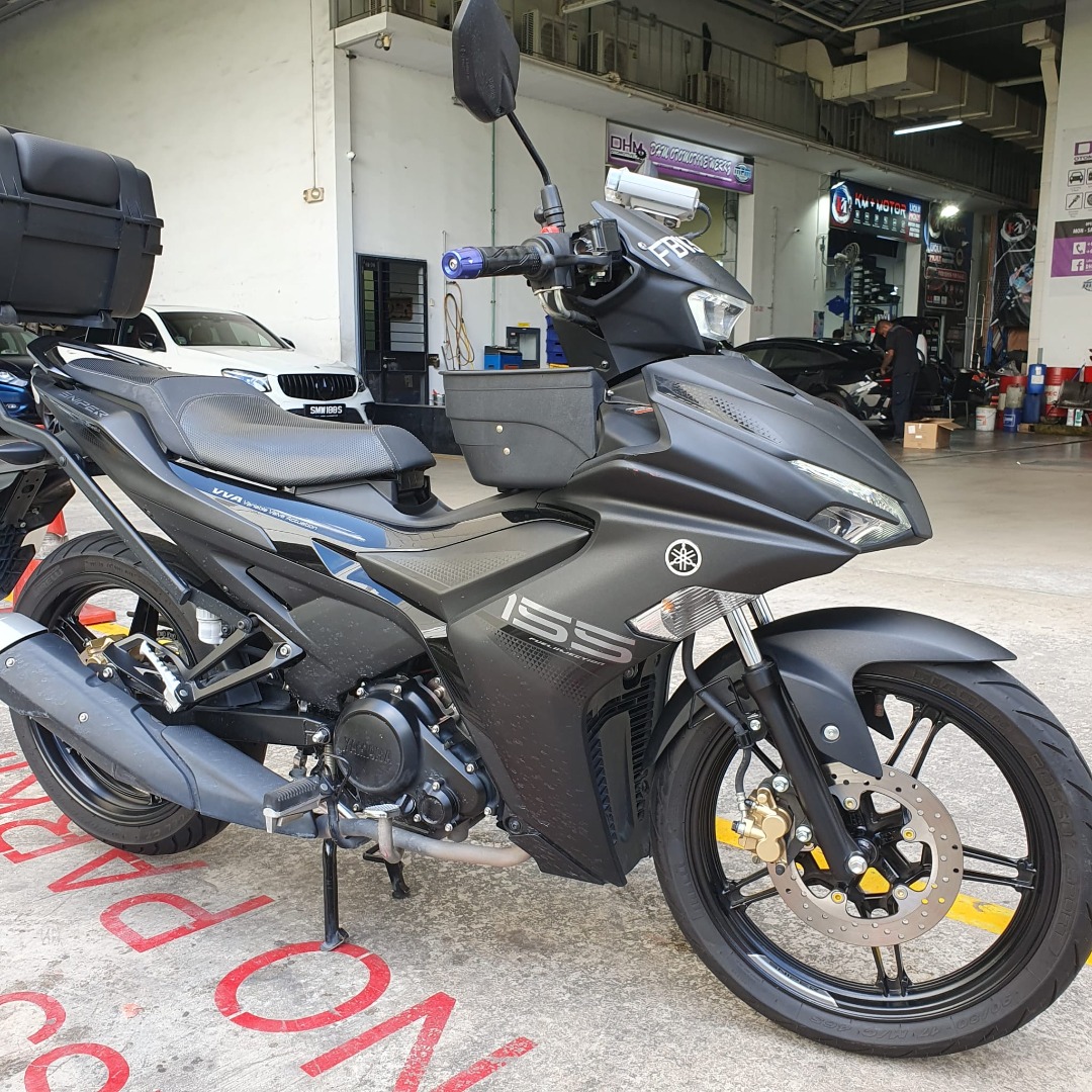 YAMAHA T155 SNIPER V3 USED Y16ZR YSUKU MATTE BLACK CUB ROAD MOTOR ...