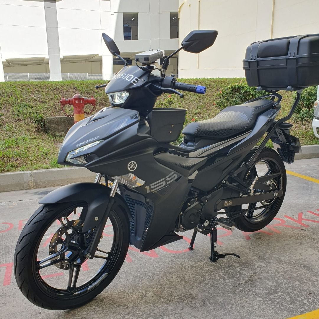 YAMAHA T155 SNIPER V3 USED Y16ZR YSUKU MATTE BLACK CUB ROAD MOTOR ...