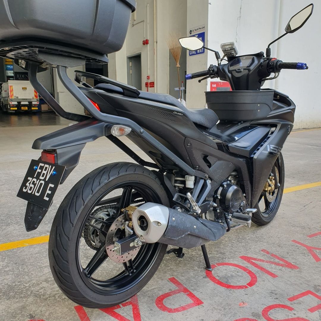 YAMAHA T155 SNIPER V3 USED Y16ZR YSUKU MATTE BLACK CUB ROAD MOTOR ...