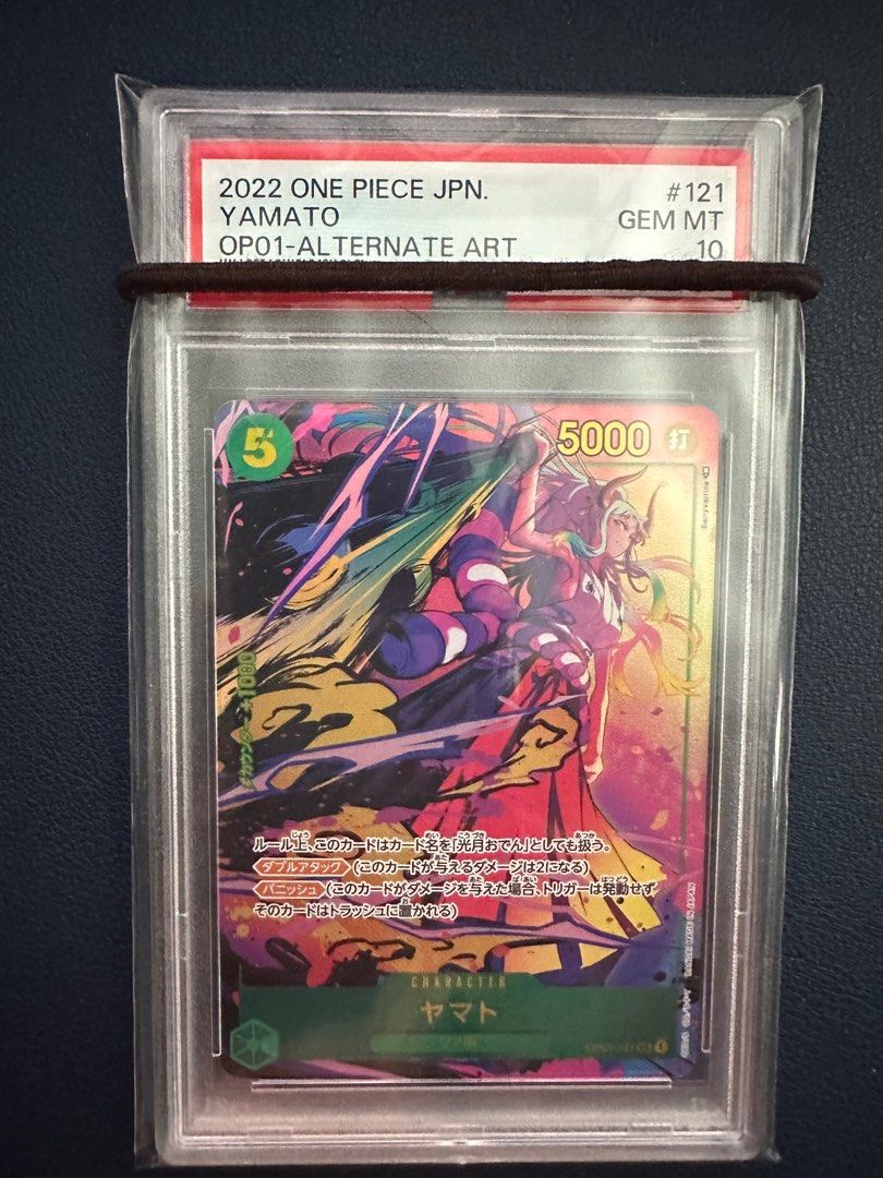 One Piece TCG OP-01 YAMATO OP-01 AA SEC Card PSA 10, Hobbies & Toys ...
