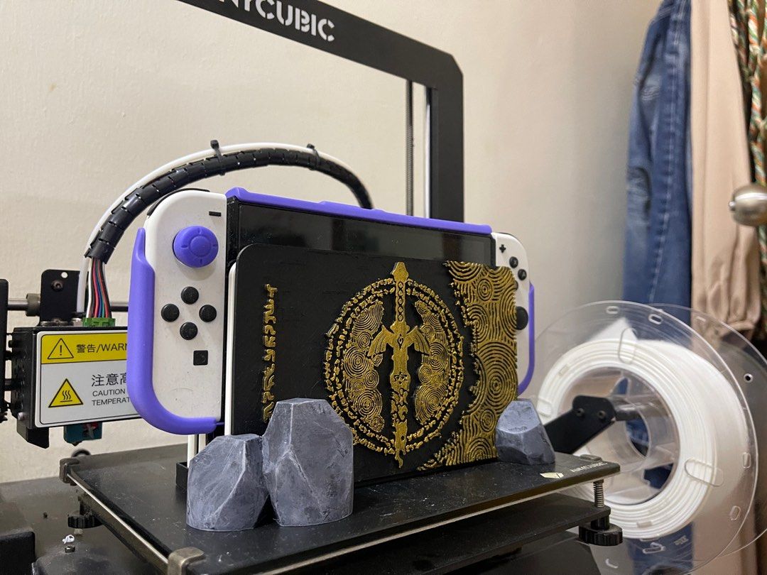 Zelda nintendo switch dock cover custom, Video Gaming, Gaming ...