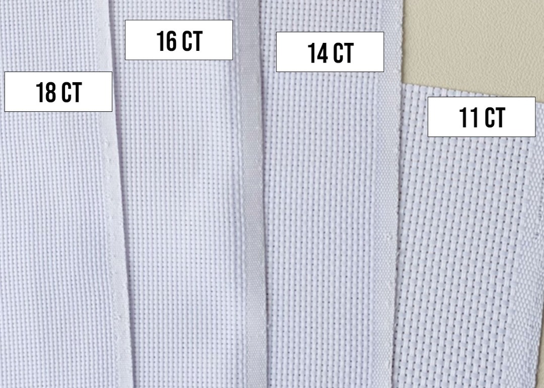 11ct 14ct 16ct 18ct White Large Aida Cloth Fabric for Cross Stitch or ...