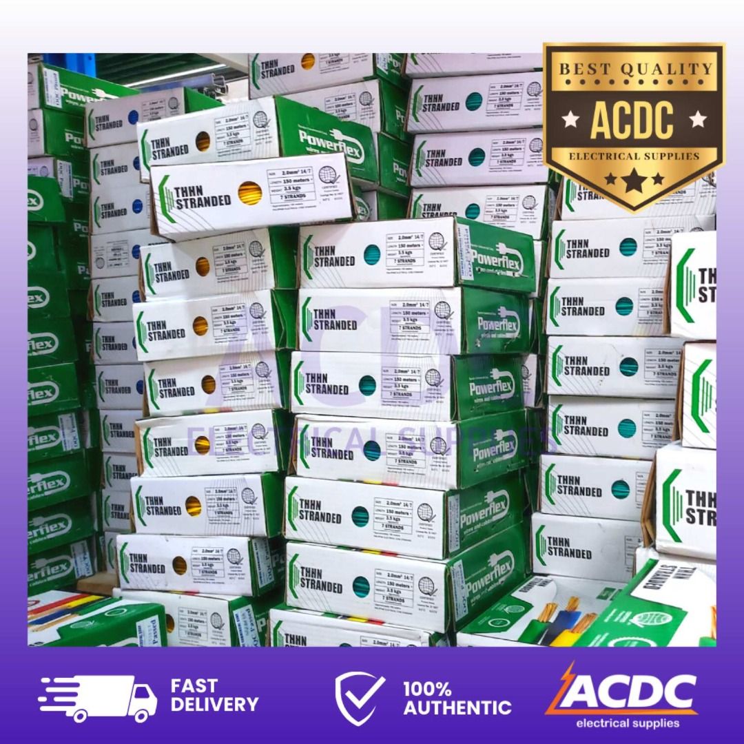 150 Meters THHN Powerflex Stranded Wire #4 Stranded Electrical Wire ...