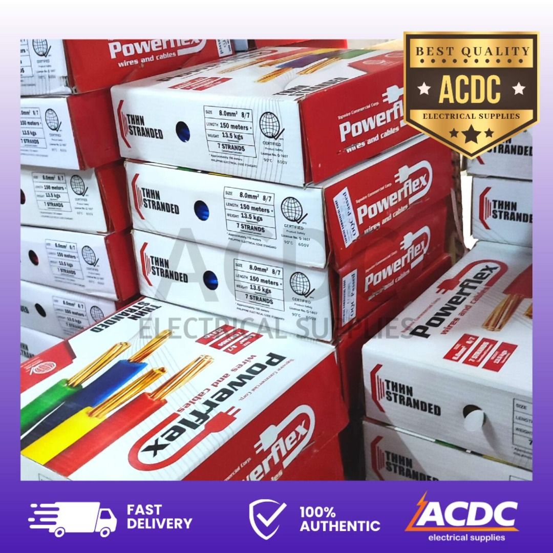 150 Meters THHN Powerflex Stranded Wire #4 Stranded Electrical Wire ...