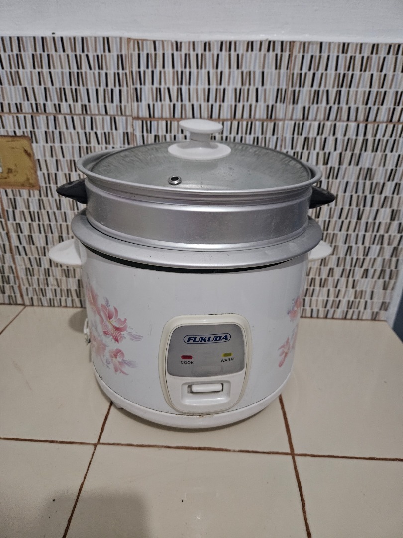 1.8L Fukuda Rice Cooker with Steamer, TV & Home Appliances, Kitchen ...
