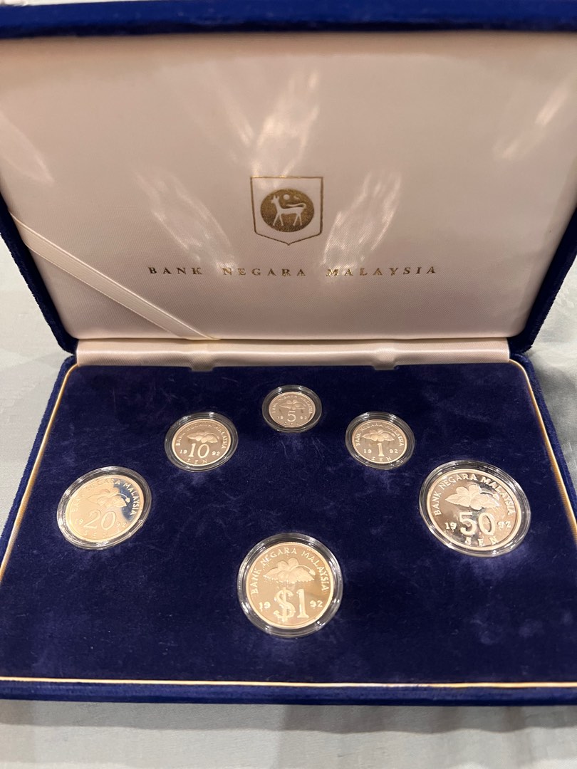1992 Silver Proof Coin Set, Hobbies & Toys, Collectibles & Memorabilia ...