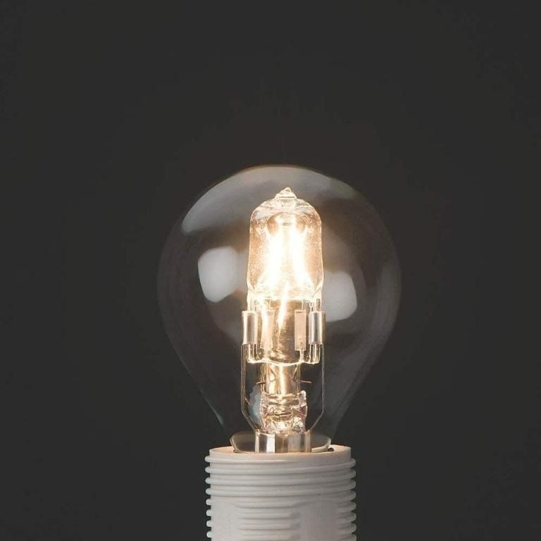 2417) E14 SES MINI GLOBE HALOGEN LIGHT BULBS 30W 410 LUMEN WARM WHITE ...