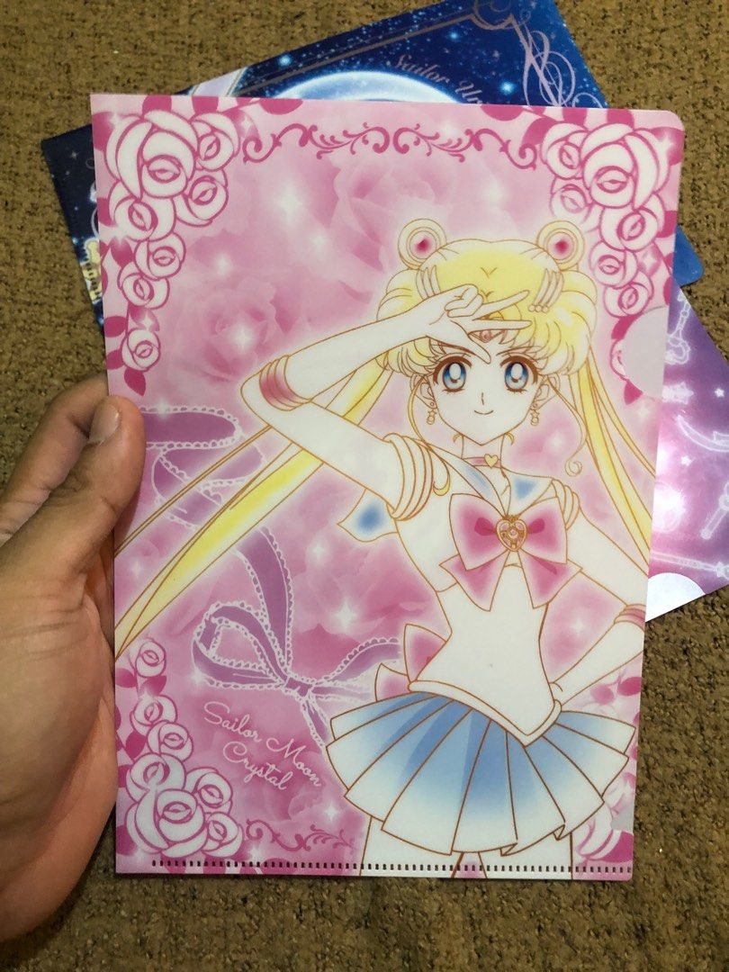3pcs sailor moon small clear file folders, Hobbies & Toys, Stationary ...
