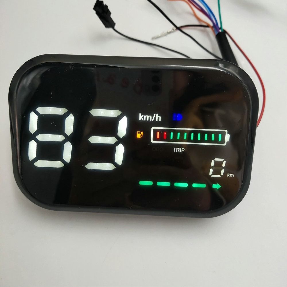 48v60v72v LCD DISPLAY Speedometer+Battery PowerLevel Indicator+Odometer ...