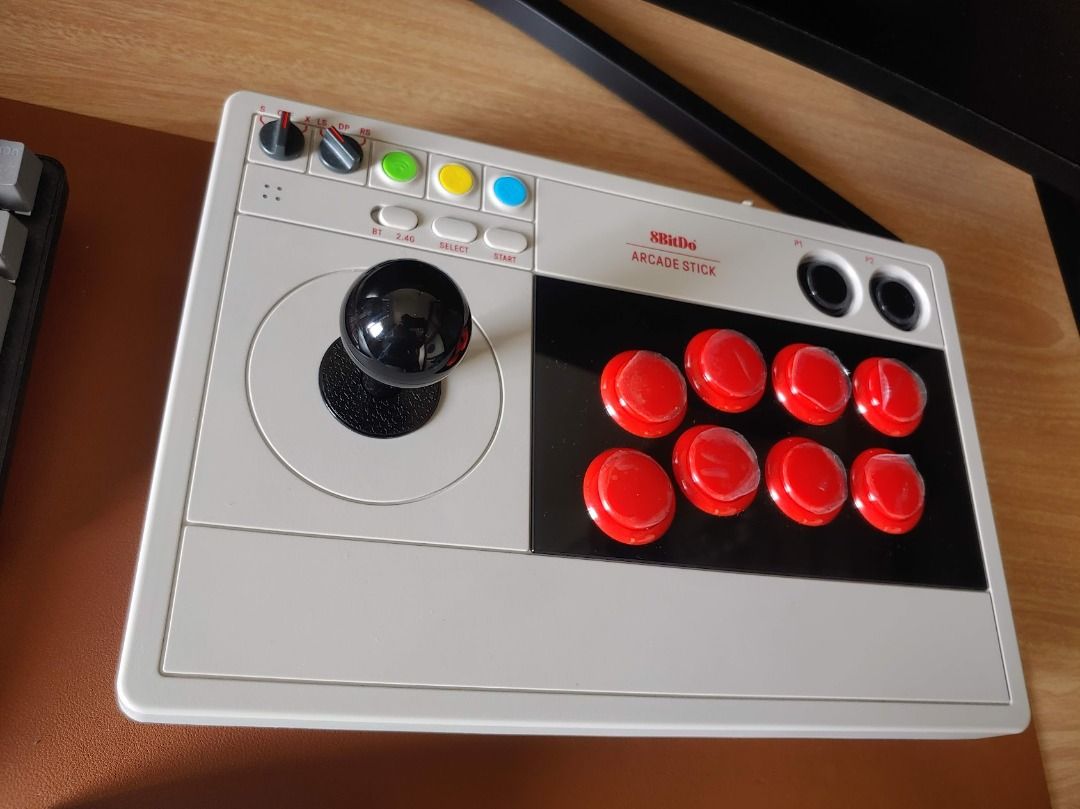 8BitDo Arcade Stick Wireless Bluetooth 2.4G Wired for Switch XBox ...