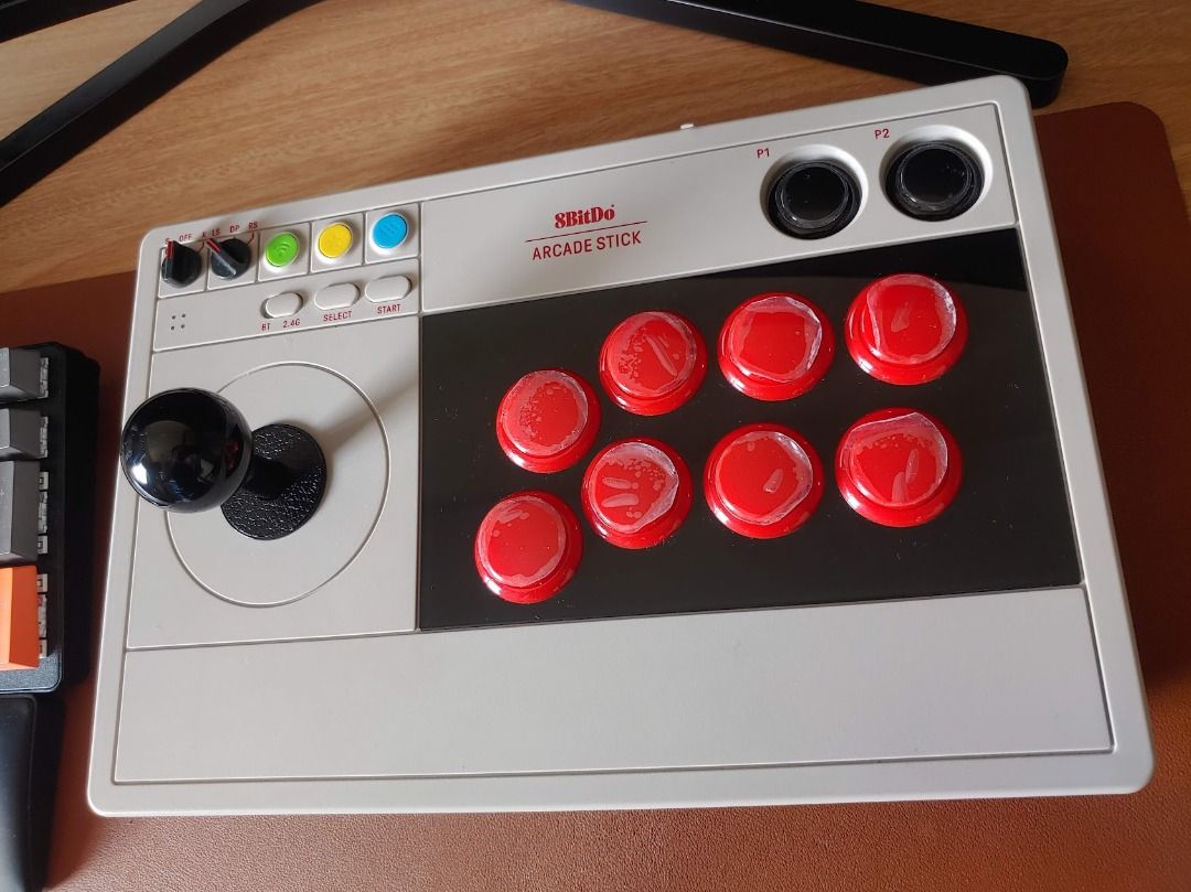 8BitDo Arcade Stick Wireless Bluetooth 2.4G Wired for Switch XBox ...