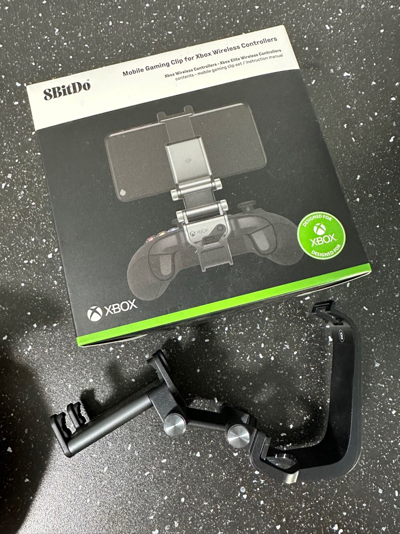 8Bitdo Mobile Gaming Clip for Xbox Controllers, Video Gaming, Gaming ...