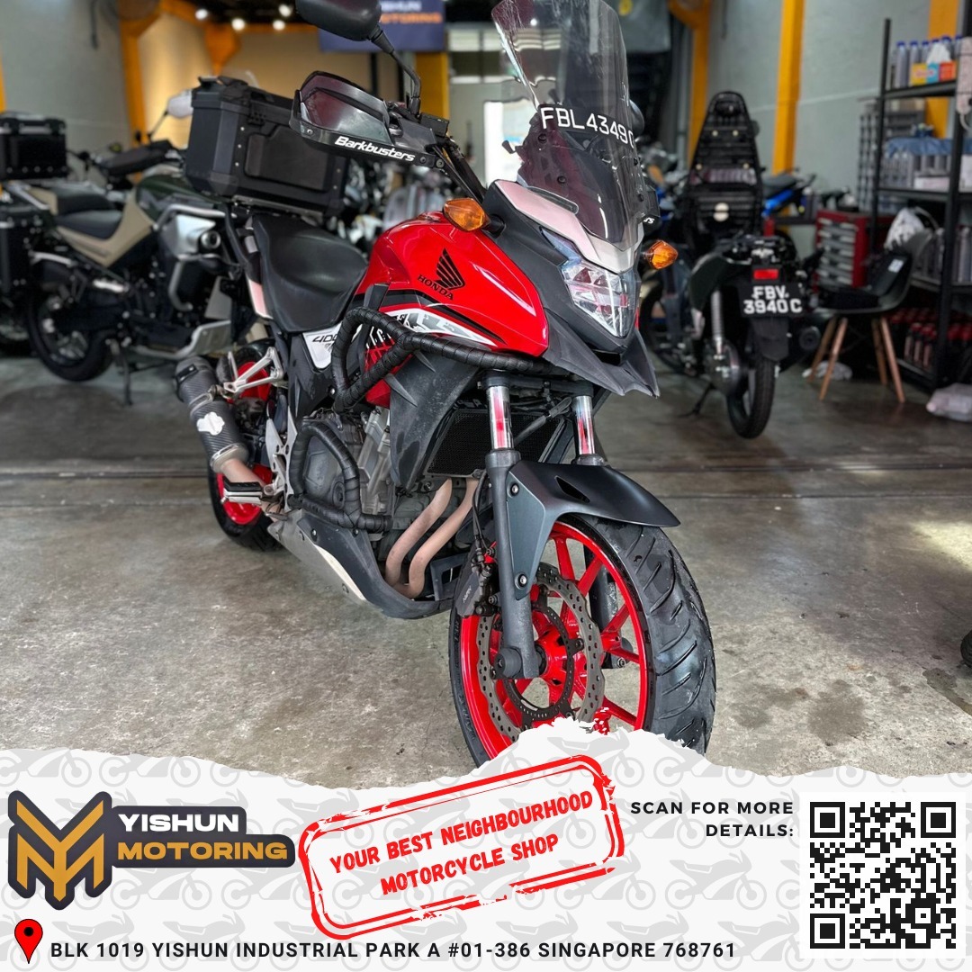 PRE OWNED UNIT HONDA CB400X ( USED UNIT HONDA CB 400 X ) CLASS 2A | 2A ...