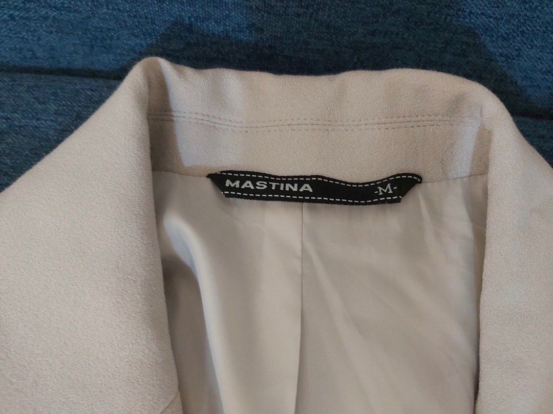二手 近全新 Mastina 專櫃西裝外套 女款 尺寸M, 她的時尚, 外套、夾克、大衣在旋轉拍賣