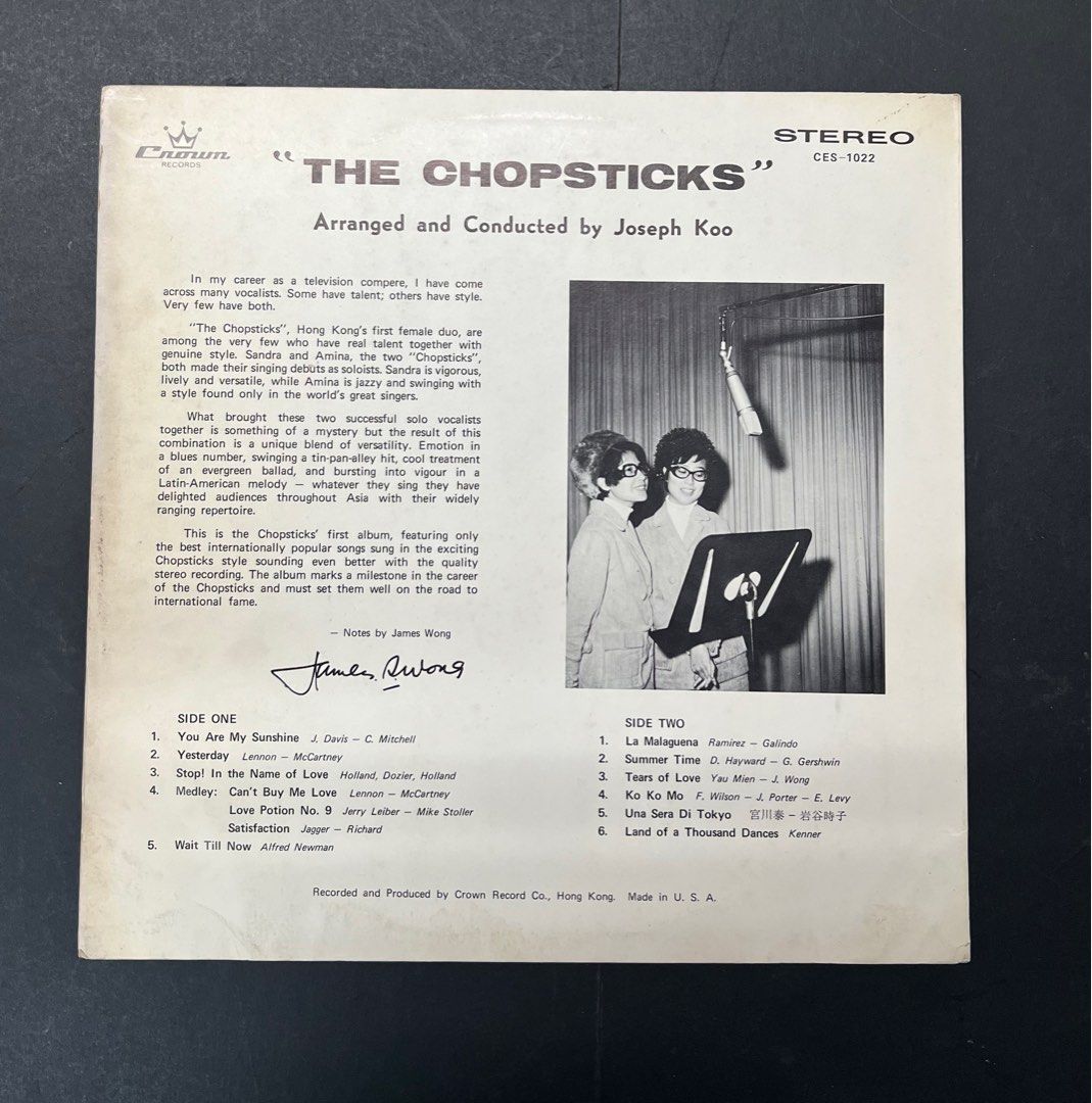 筷子姊妹花 仙杜拉阿美娜 Sandra and Amina If You Go Away 黑膠唱片兩隻合售LP, 興趣及遊戲, 音樂、樂器 & 配件, 音樂與媒體 - CD 及 DVD ...