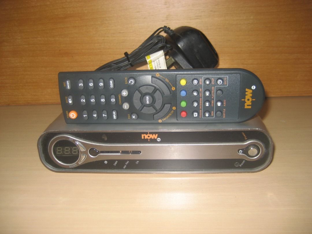 🌟🌟🌟 【NOW TV YX-5218A 寬頻電視】解碼器 機頂盒 連《原裝》遙控 及《原裝》AC 10V 1000mA 火牛 💥 適合還機 💥 HKT PCCW 網上行 💥 實物拍照 💥 不 ...