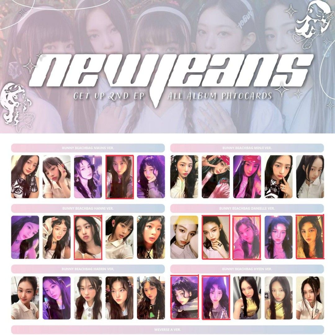 [ WTS / WTT ] Newjeans New Jeans 1st ep 2nd ep get up bluebook weverse omg message card mukor ...