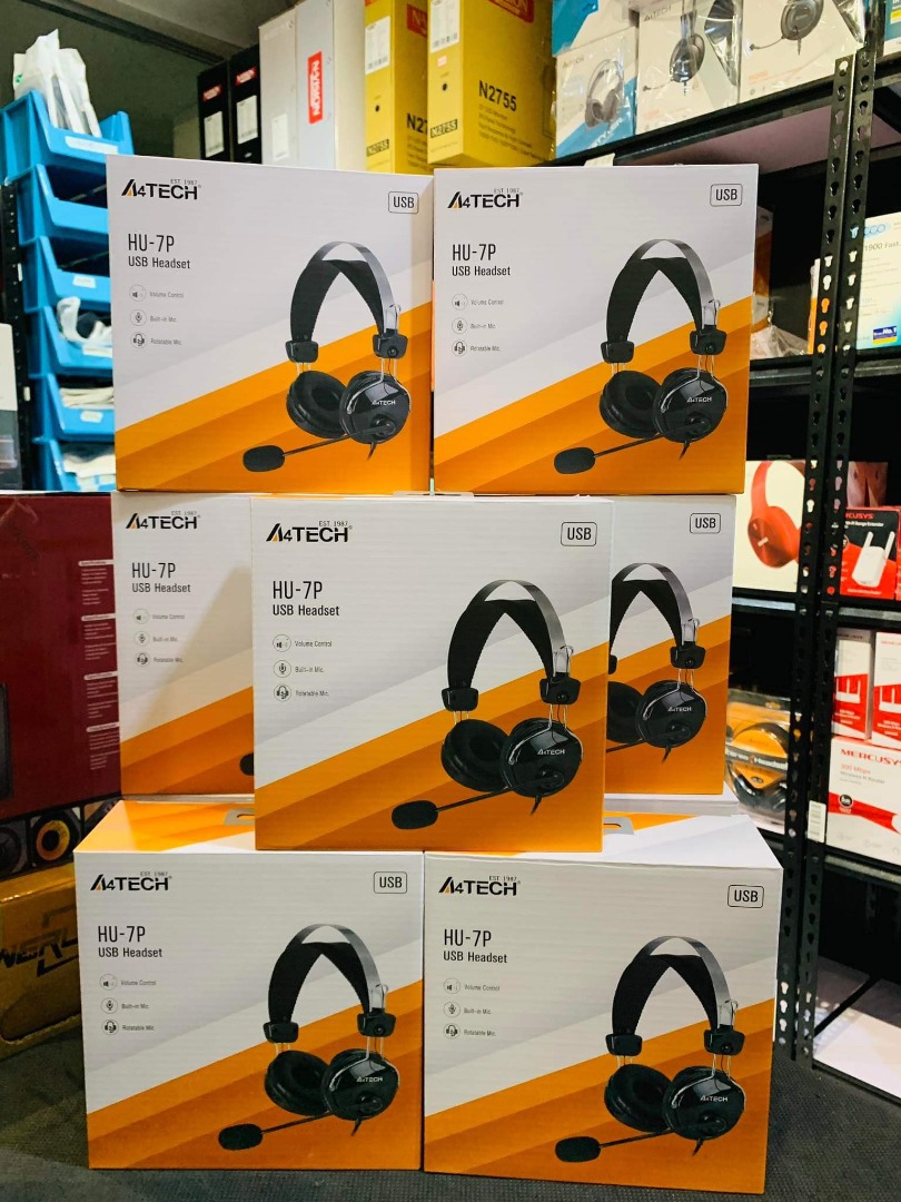 A4Tech HU-30 Comfort Fit Stereo USB Headset on Carousell