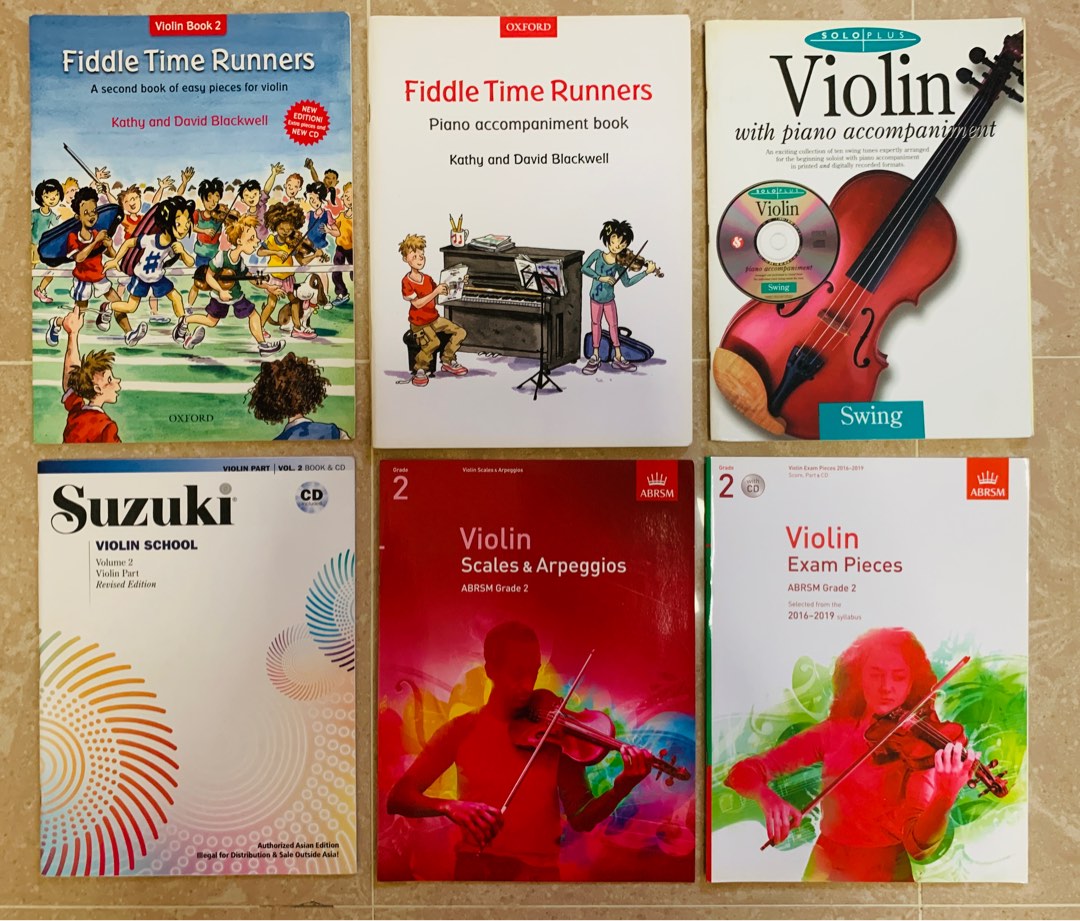ABRSM Grade 2 Violin Complete Set of Books, Hobbies & Toys, Music ...