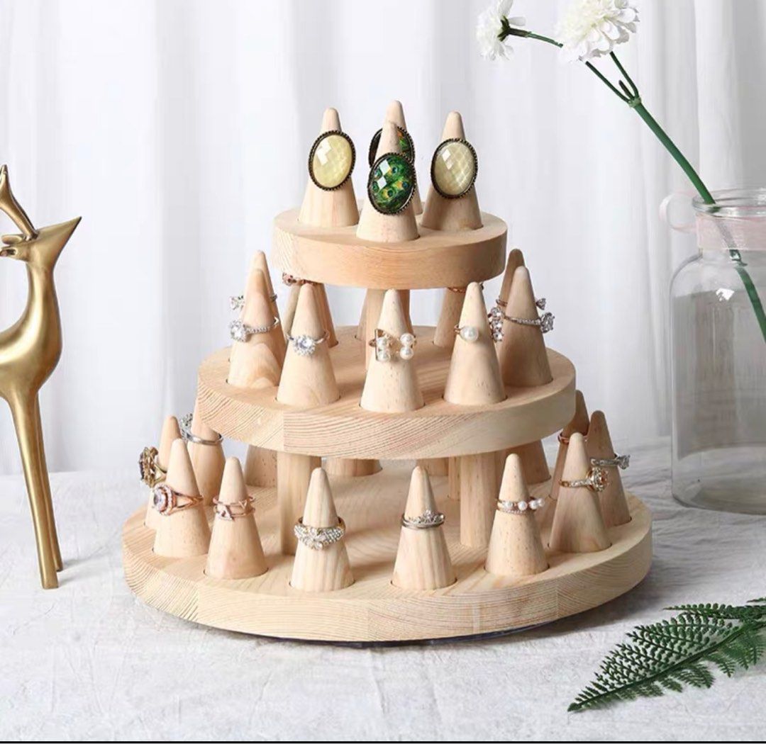 Accessories display rack. Ring display rack. 3 tier display rack ...