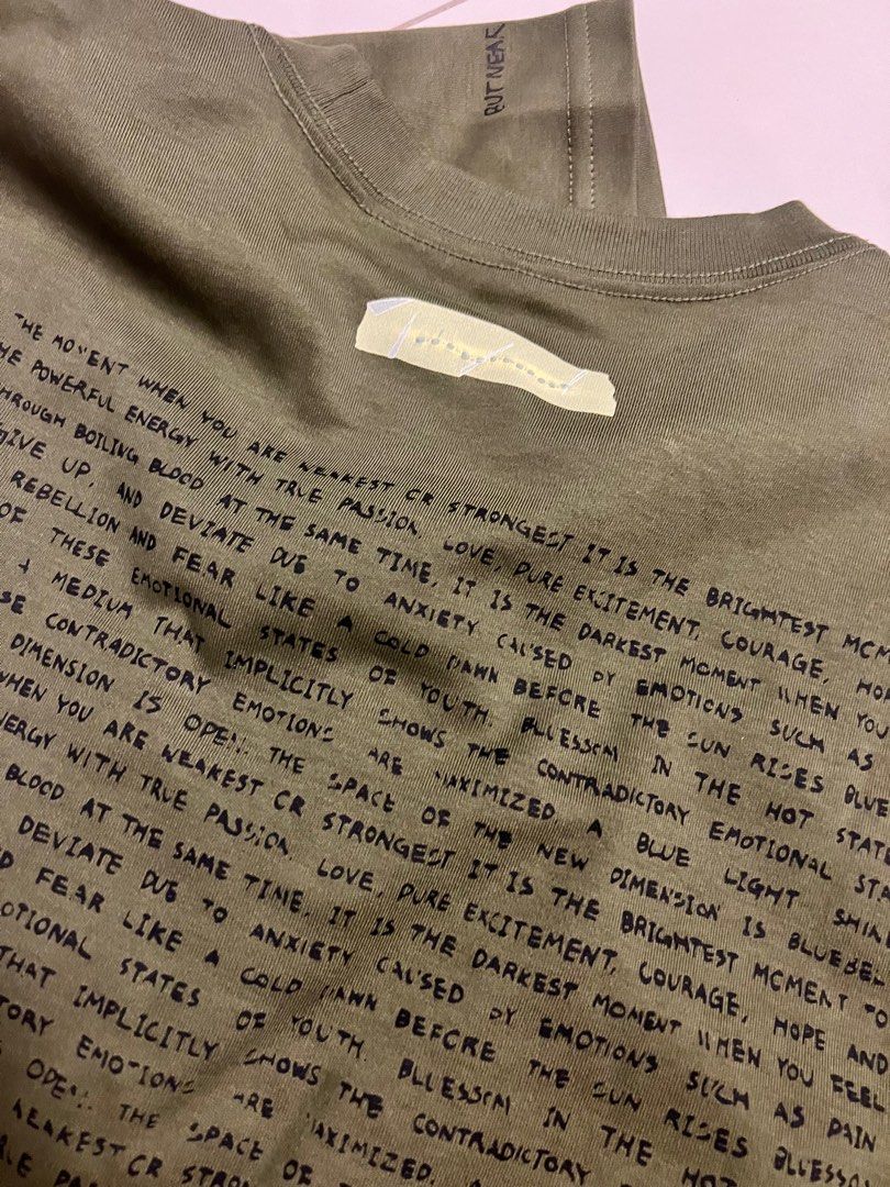 Ader Error Tee Mens Fashion Tops And Sets Tshirts And Polo Shirts On Carousell
