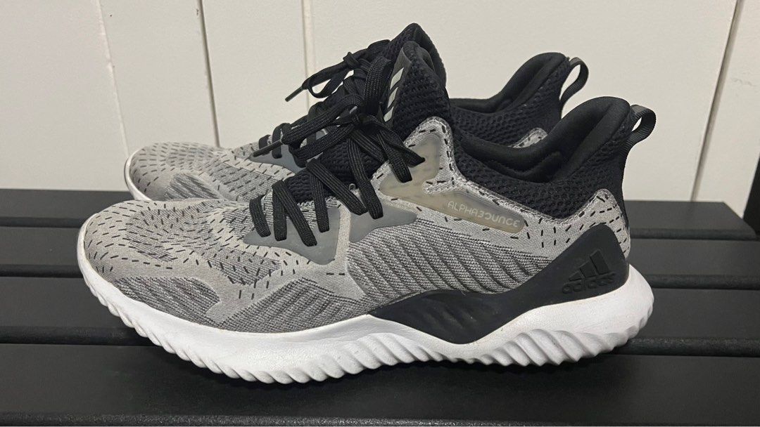 Adidas Alpha Bounce - Gray, Men's Fashion, Footwear, Sneakers on Carousell