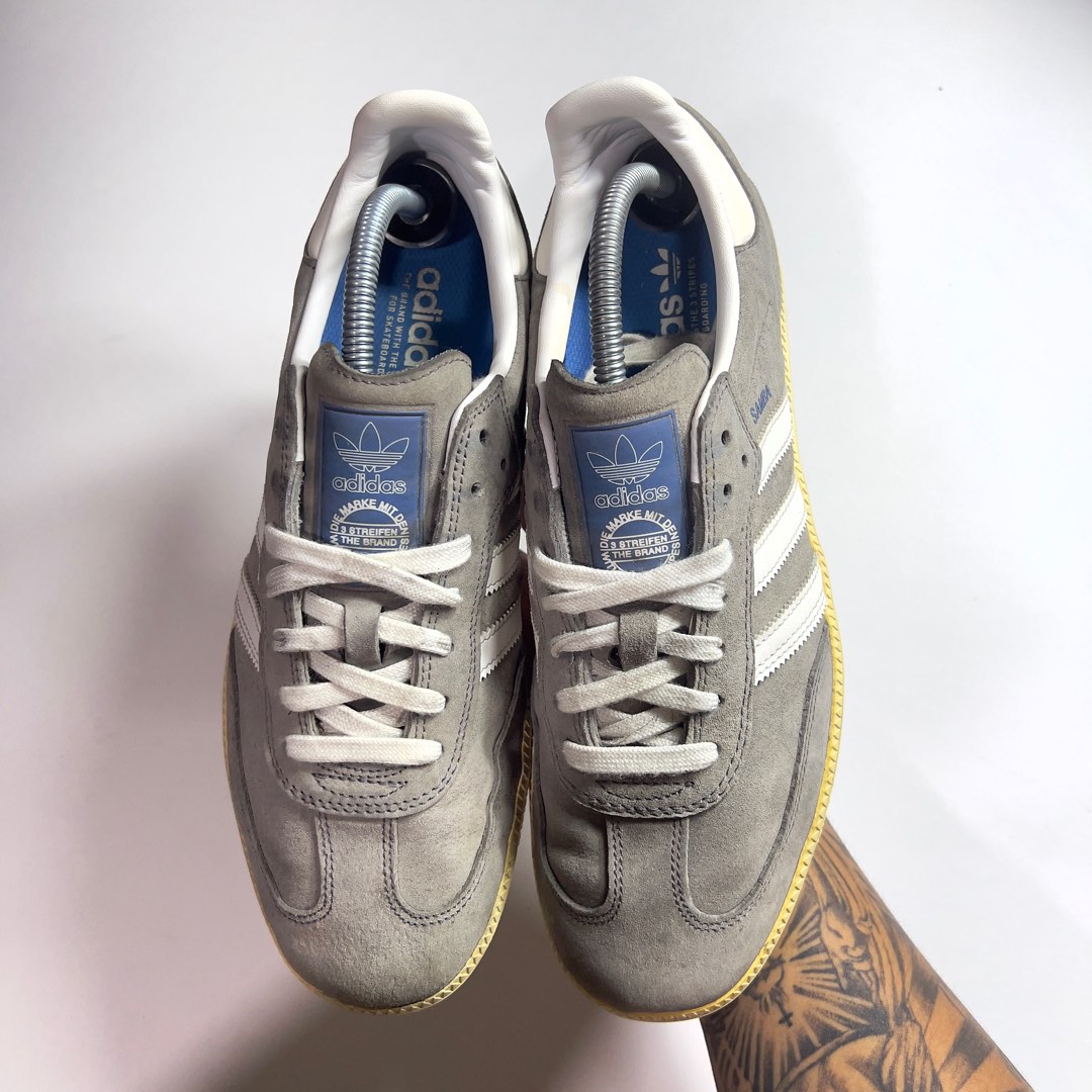 Adidas Samba ADV Grey (9 MENS) on Carousell