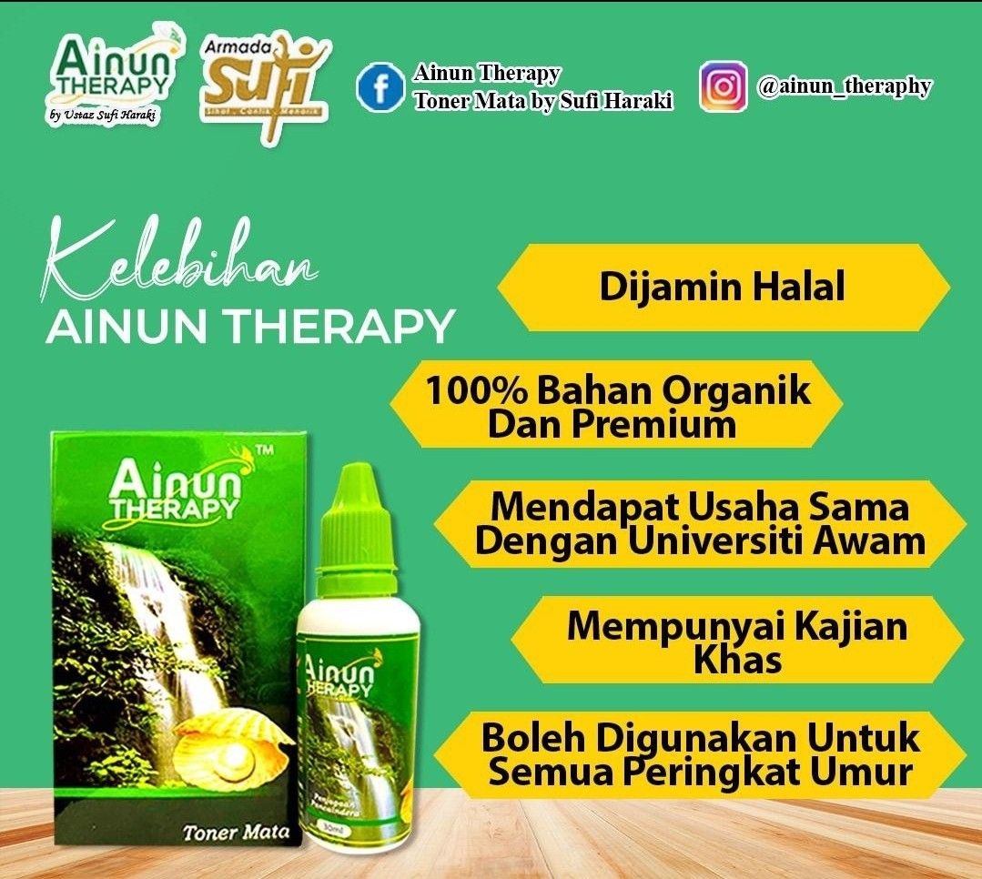 Ainun Therapy Toner Mata (Merawat Masalah Mata Anda), Beauty & Personal ...