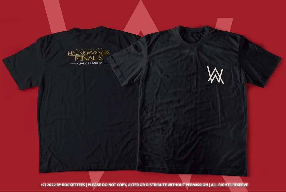 Alan Walker Walkerverse Tour in KL Tshirt & Totebag 100% Cotton Unisex, Men's Fashion, Tops ...