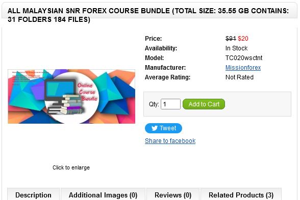 All Malaysian SNR forex Course Bundle (Total size: 35.55 GB Contains ...