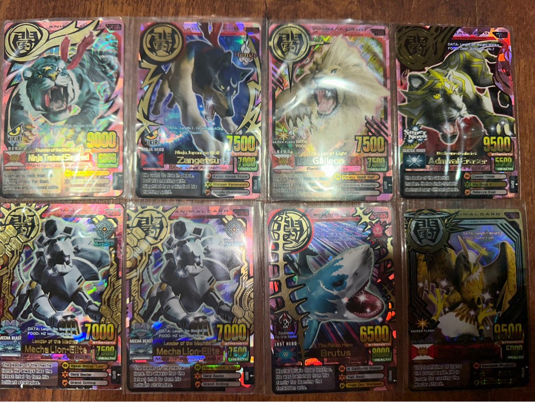 Animal Kaiser Ultra Rare Cards (Galleon| Zangetsu| Ninja Trained ...