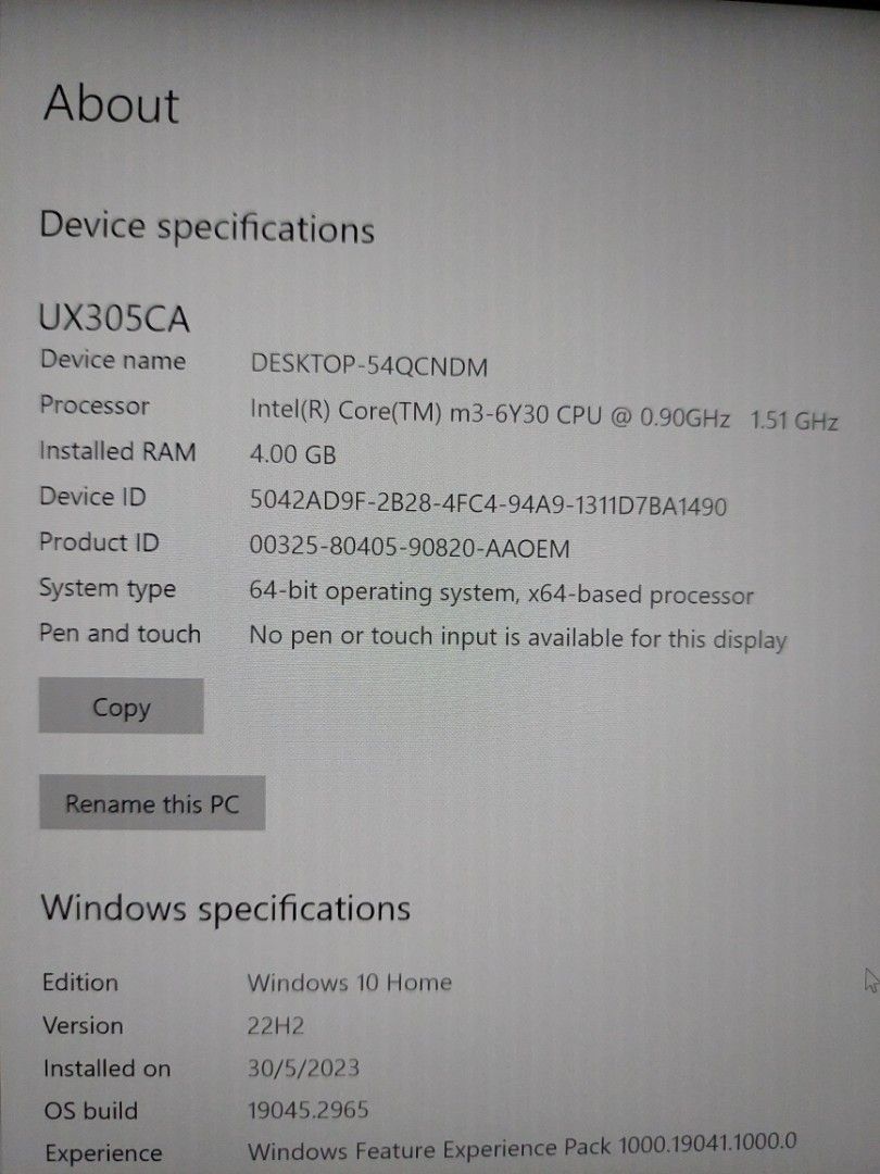 ASUS UX305C Laptop 1st gen Zenbook, Computers & Tech, Laptops ...