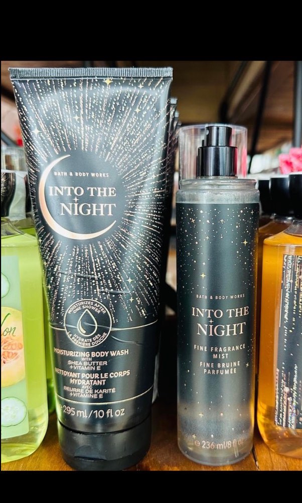 Authentic Bath & Body Works Into the Night Set, Beauty & Personal Care ...