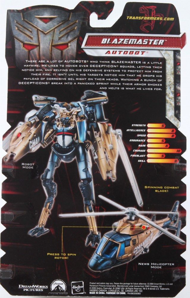 Autobot blazemaster (Revenge of the Fallen), Hobbies & Toys, Toys ...