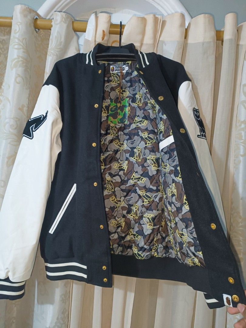 Bape Varsity x OVO (drake), Men's Fashion, Tops & Sets, Hoodies on ...