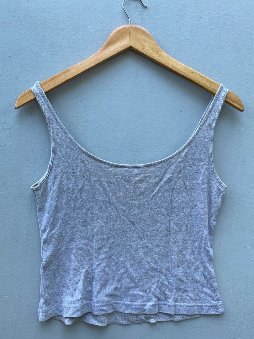 BAY Knitted Gray Sando on Carousell