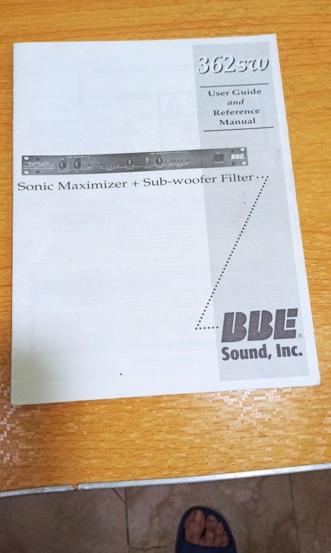 BBE 362 sw sonic maximizer, Audio, Soundbars, Speakers & Amplifiers on ...