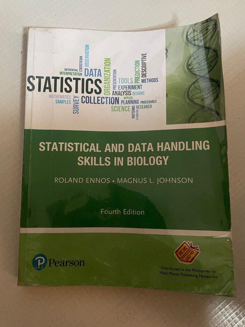 Biostat book / Statistical and Data Handling Skills in Biology on Carousell
