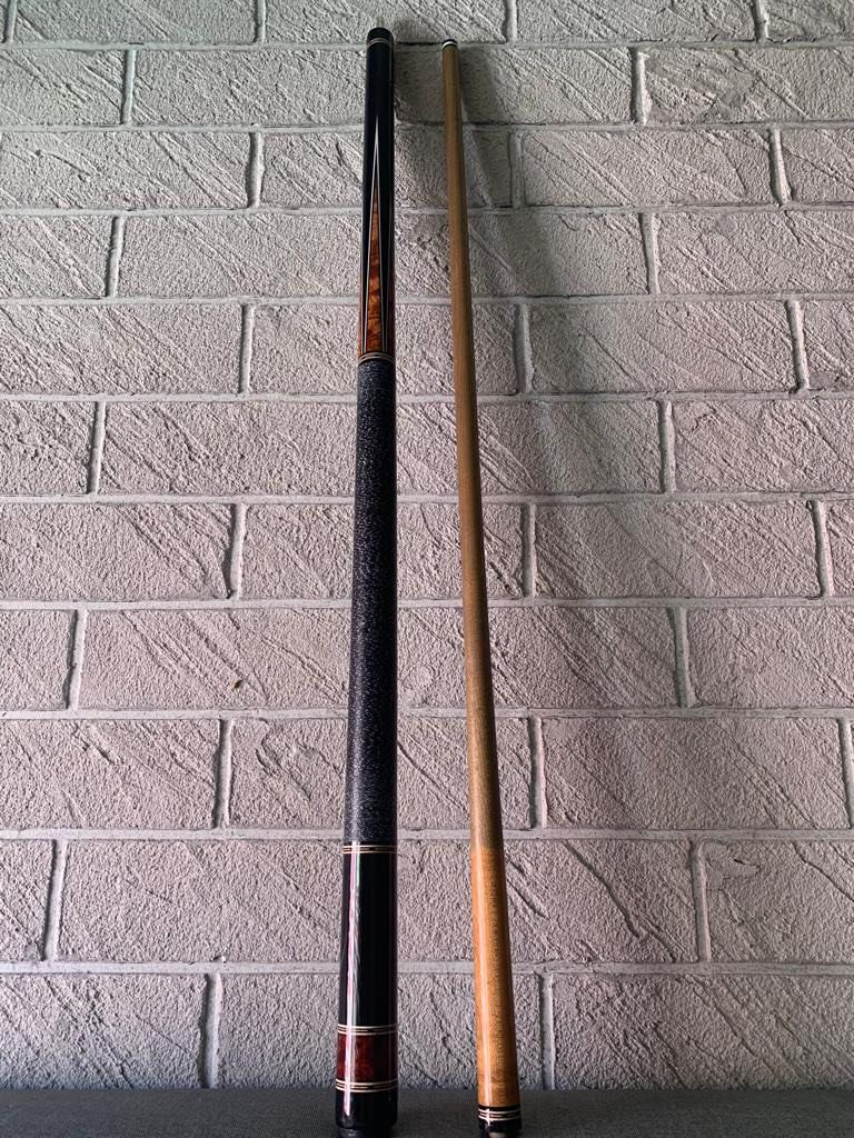 BlackPearl Custom Pool Cue with Kielwood Shaft Uniloc, Sports Equipment ...