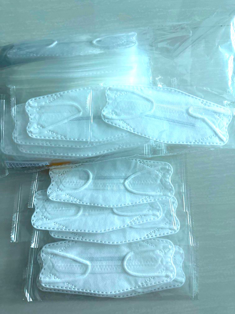 Brand New individual pack KF94 kids white face masks, Health ...