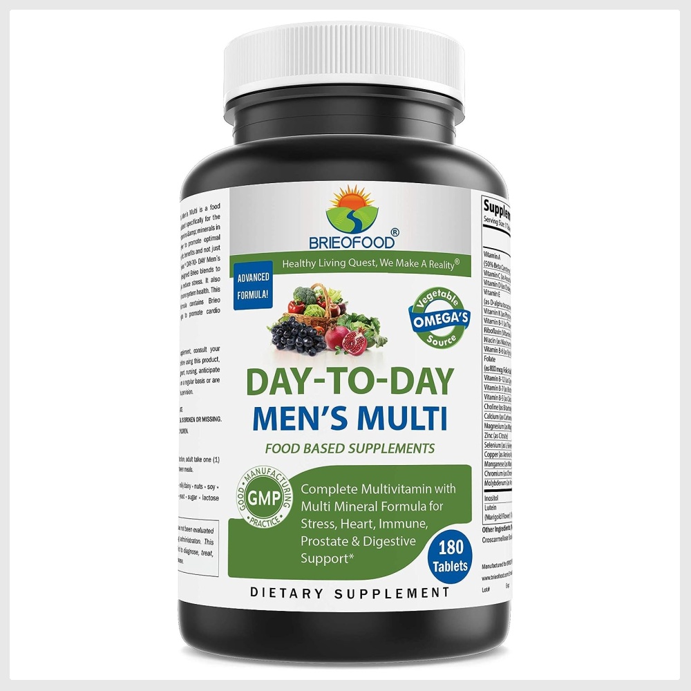 Briofood BRIOFOOD Day-to-Day Men's Multi 180 Tablets - Food Based ...