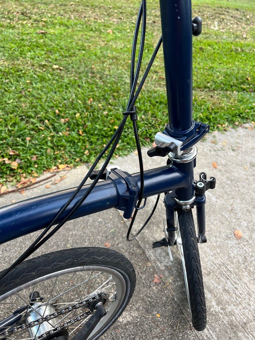 Brompton M3E Tempest Blue, Sports Equipment, Bicycles & Parts, Bicycles ...